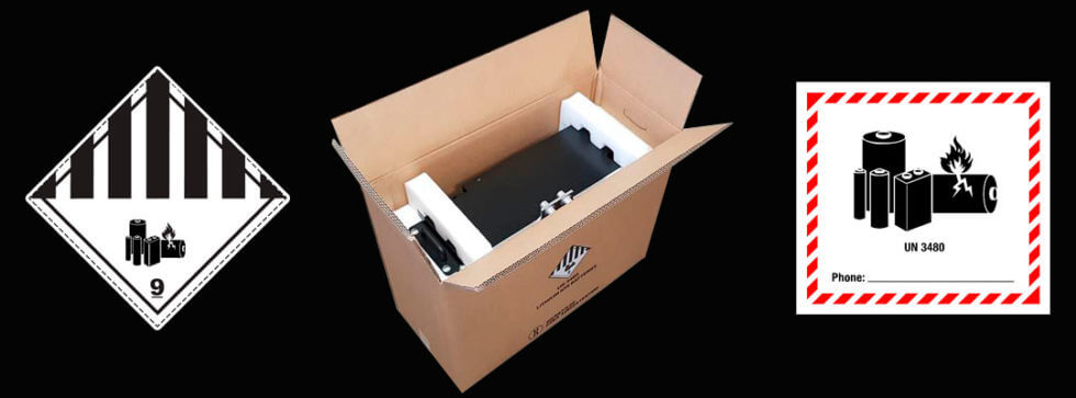 Lithium batteries box - EUROPEMBALLAGE ETMD
